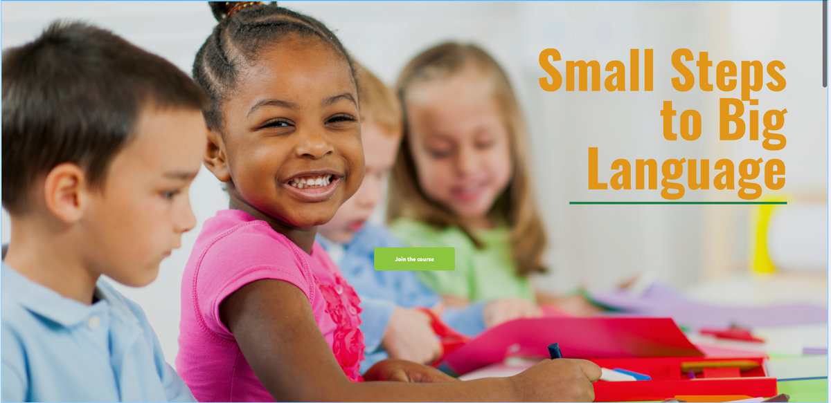 Small Steps to Big Language - Effective Language Development Resource ...